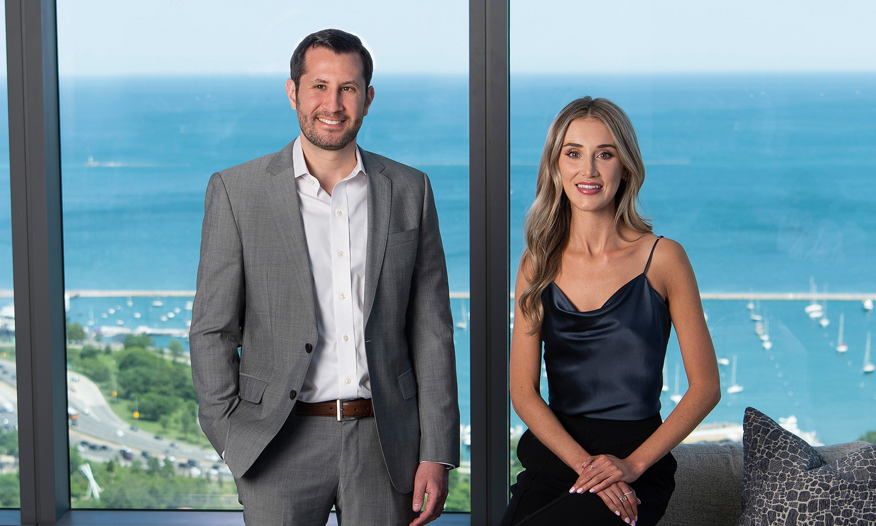 Elliot Small and Olivia Stohle - Chicago Agent Magazine
